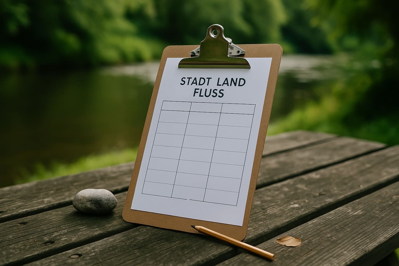 Stadt Land Fluss Spielregeln & Varianten – Anleitung